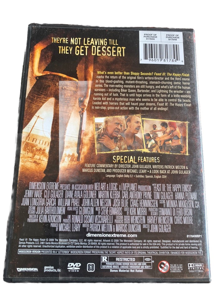Feast III: The Happy Finish (DVD). Fast Free Shipping Included ...