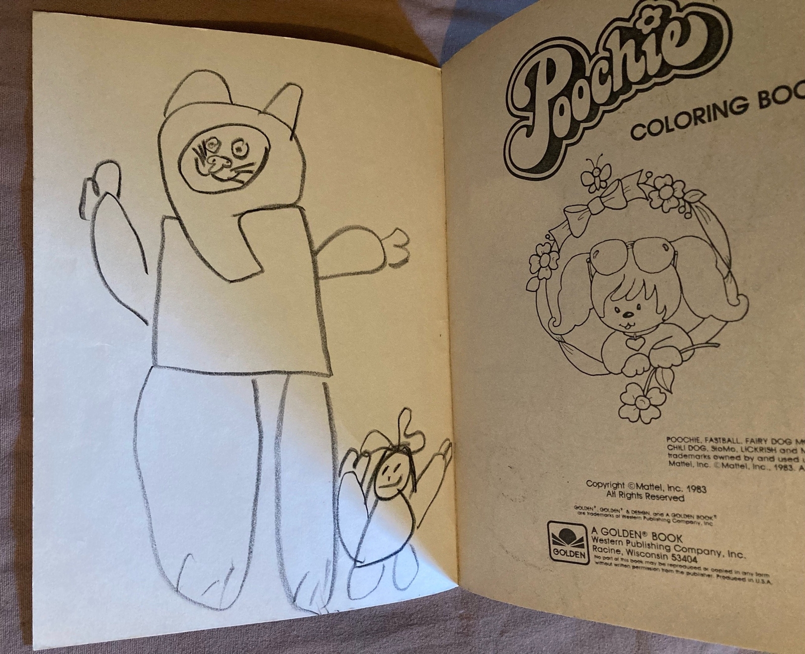 Vintage Mattel Poochie Coloring Book & Child's Coin Purse So Cute! | eBay