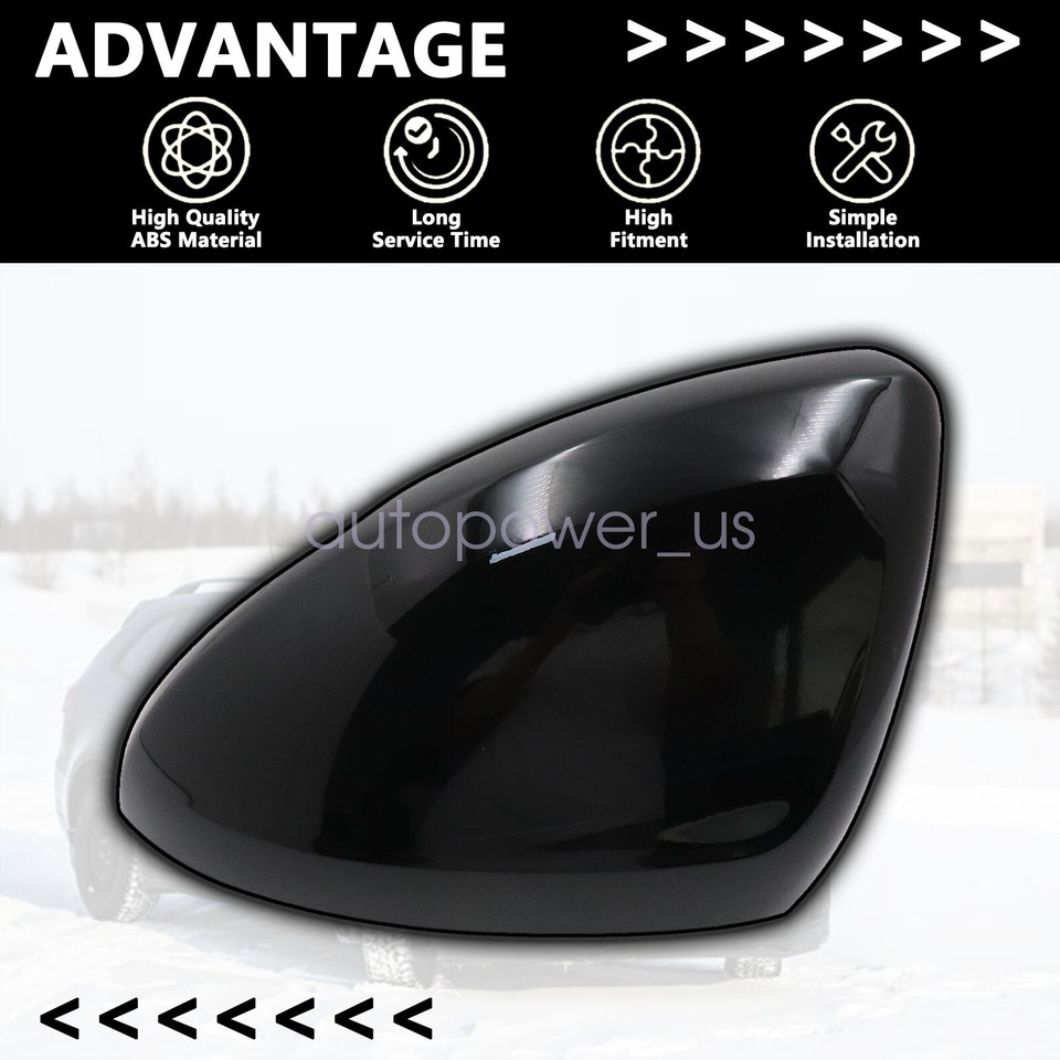For Chevrolet Cruze 2017 - 2019 Passenger Side Mirror Cover Cap Black ...