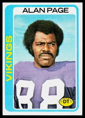 1978 Topps #406 Alan Page - ExMt | eBay