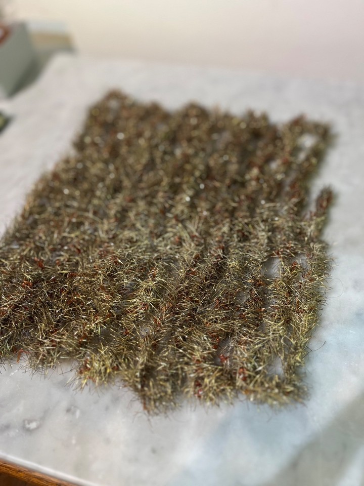 Antique Tinsel Christmas Tree Garland Red Cellophane 1920s, 169 Inches ...