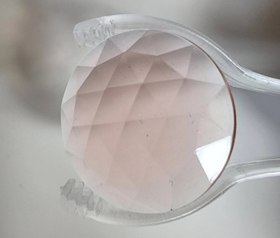 Round Faceted Jewels- German Made- Trans Selenium Pink- Multiple Sizes ...