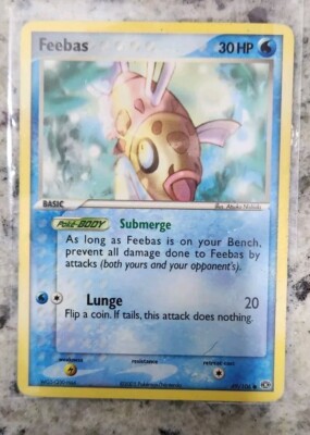 Feebas 49/106 Common Non Holo Near Mint NM Ex Emerald Pokemon TCG Card ...