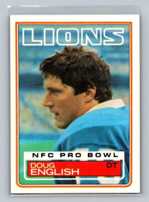 1983 NFL Topps Doug English #63 Detroit Lions 83-T-FBC | eBay