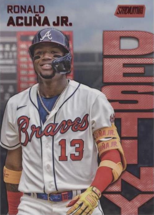 2022 Topps Stadium Club - Dynasty and Destiny Ronald Acuña Jr. #2B Red ...