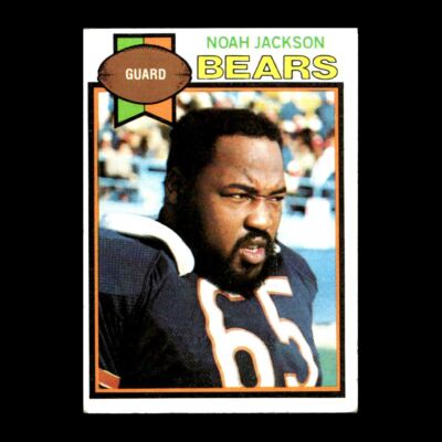 Noah Jackson 1979 Topps Chicago Bears #523 R311F 1 | eBay