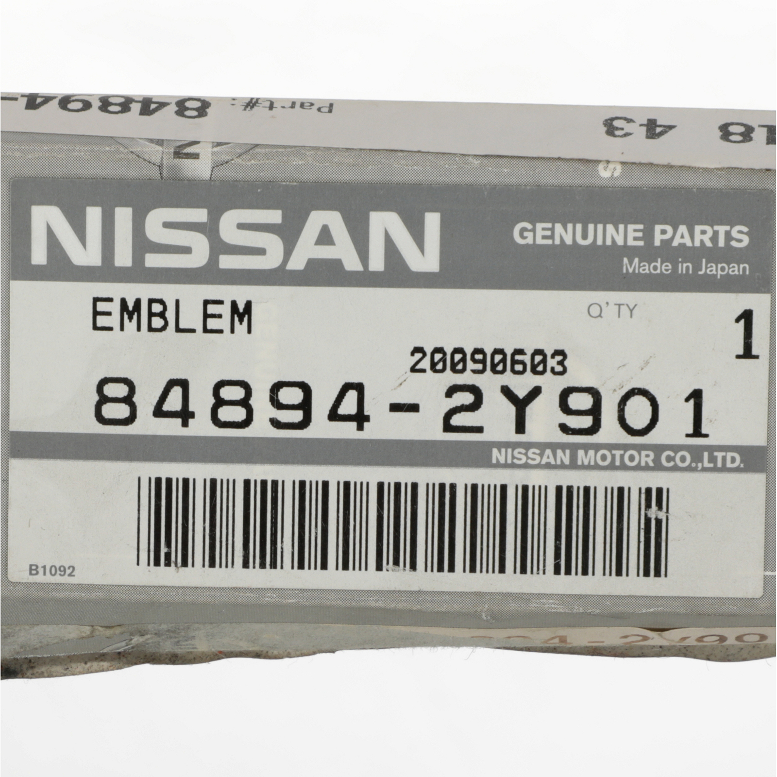 1999-2002 Nissan Maxima Rear Script Trunk Boot Emblem Badge Decal 84894 ...