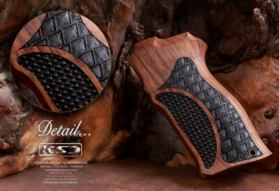 KSD Brand SW 5904-5906 Compatible Walnut Grips Double-Checkering | eBay