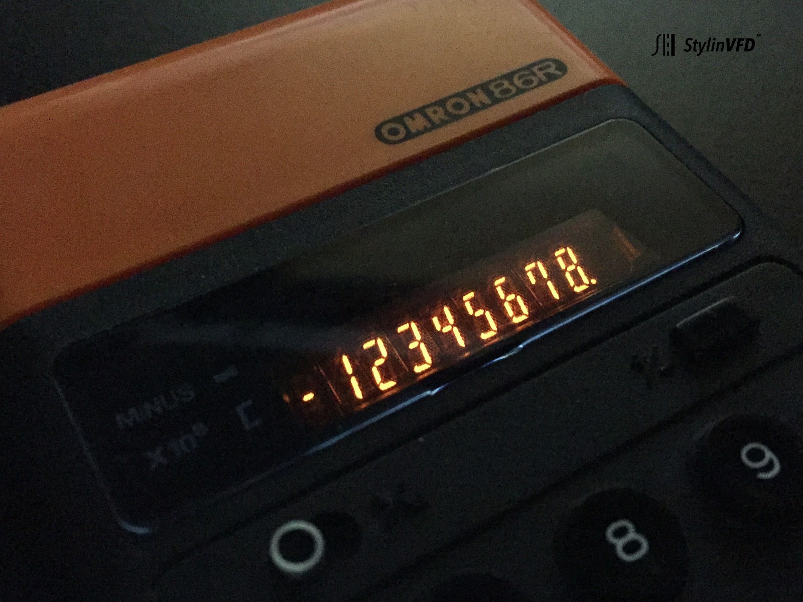 VFD Display Color Filter-TechBlue-For vintage Calculator CASIO,TOSHIBA ...