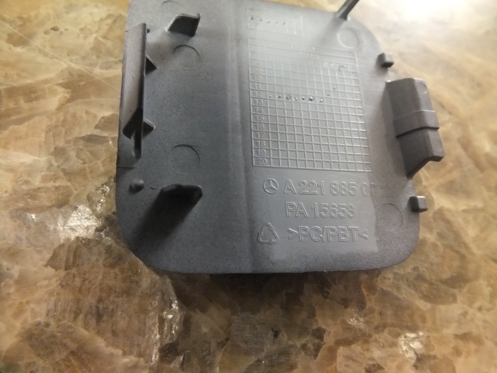 ORIGINAL Mercedes Abschlepphaken Blende Stoßstange Hinten S-Kl W221 ...