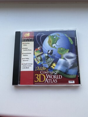 Compton's 3D World Atlas deluxe - (1998) - PC CD-ROM | eBay UK