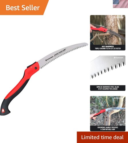 RazorTOOTH Folding Pruning Saw - Ergonomic Handle & 10" Blade for Quick ...