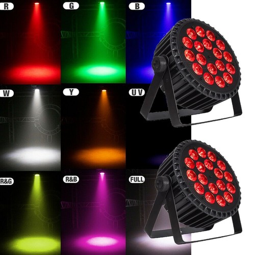 Color Changing DJ DMX 18x12w Par Lighting LED Stage Light RGBW | eBay