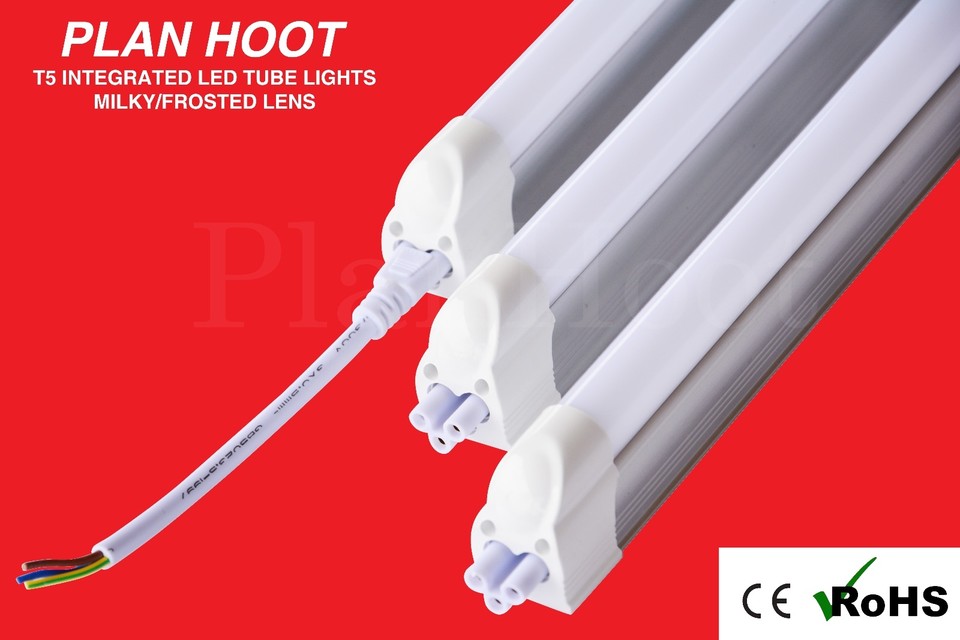3Ft 16Wt T5 Integrated LED Fluorescent Replacement Tube Light Milky ...