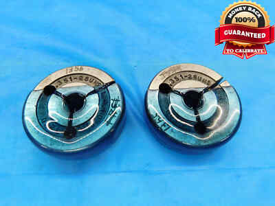 .351 28 UNS LEFT HAND THREAD RING GAGES GO NO GO P.D.'S = .3230 & .3200 ...