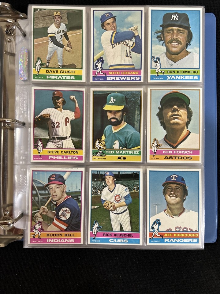1976 TOPPS BASEBALL COMPLETE SET 660 NM-MT / Mint Beautiful Nolan Ryan ...