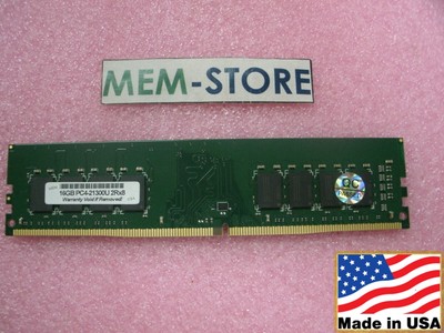 16GB DDR4-2666MHz UDIMM RAM KVR26N19S8/16 Compatible Replacement Memory ...