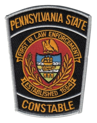 Pennsylvania State Constable patch FIRST IN LAW ENFORCEMENT 1664 | eBay