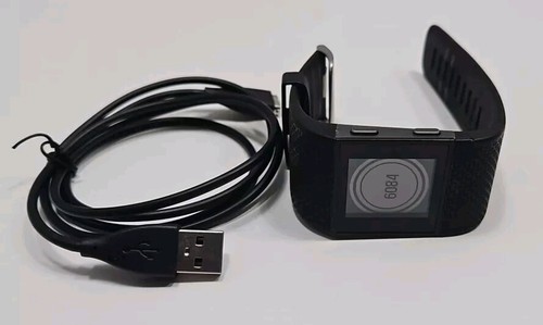 Fitbit Surge Activity Tracker Small Black Band Working Clean With ...
