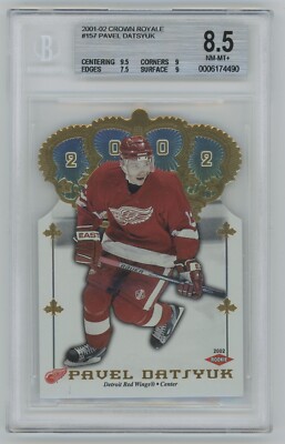 2001-02 Crown Royale Pavel Datsyuk Rookie /267 #157 BGS 8.5 Graded | eBay