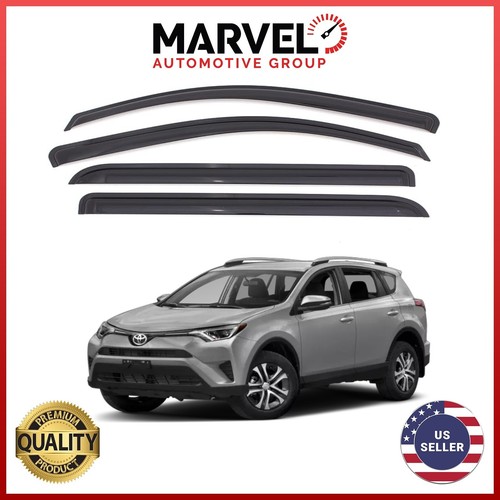 Out-Channel Window Sun Vent Visor Rain Guard Deflector for Toyota RAV4 ...
