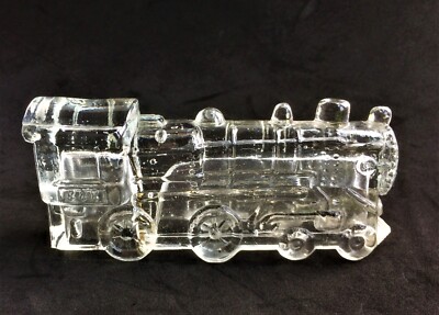 Vintage Glass Train Steam Engine #888 Locomotive Candy Container | eBay