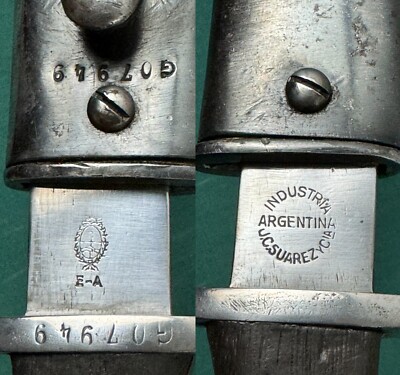ARGENTINE 1909 ARTILLERY SHORT SWORD BOLO KNIFE MATCH JC SUAREZ | eBay