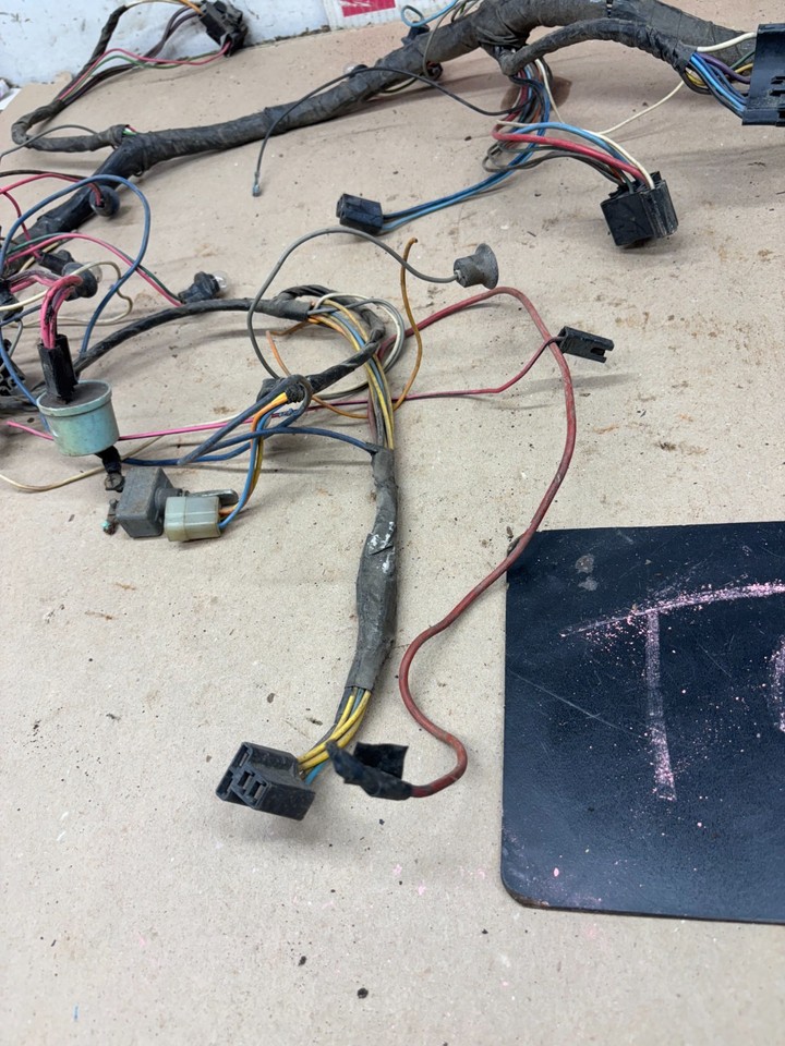 1968 68 CHEVELLE MALIBU EL CAMINO FUSE PANEL BULKHEAD UNDERDASH WIRE ...