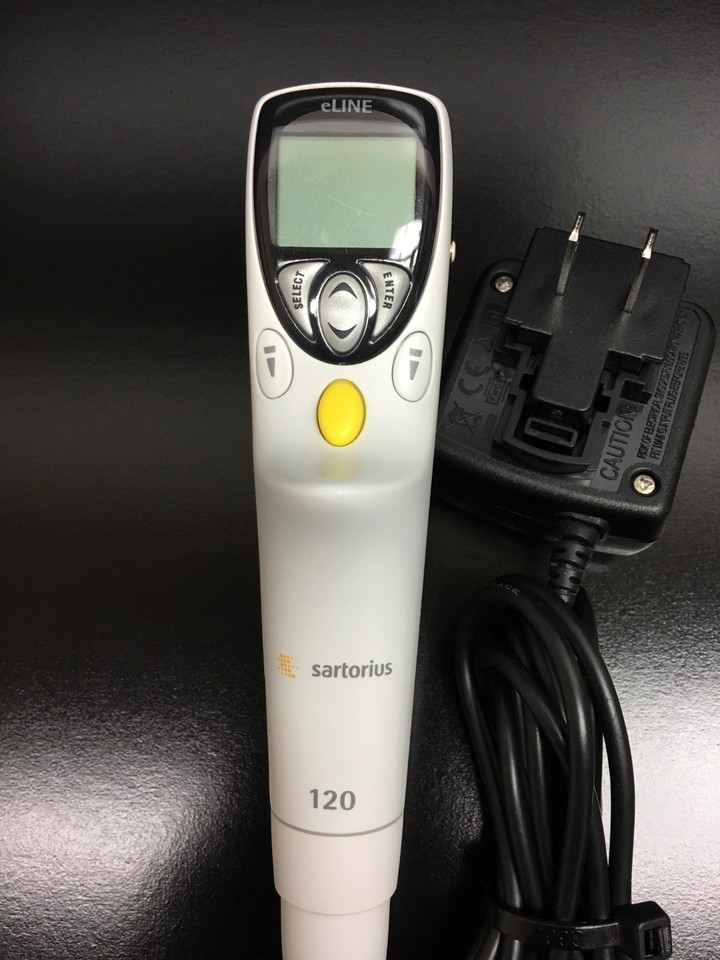 Sartorius Eline 120 Biohit Electronic Single-Channel Electronic Pipette ...