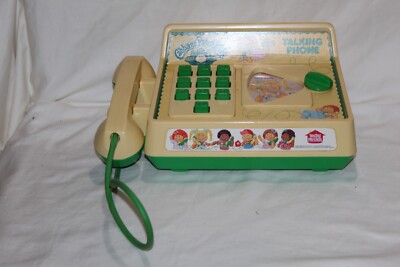 Cabbage Patch Kids Talking Phone Hasbro Preschool Green Toy Telephone ...