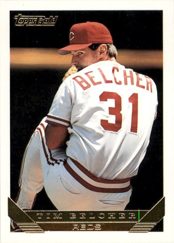 1993 Topps Gold Tim Belcher Cincinnati Reds #382 Baseball Card | eBay