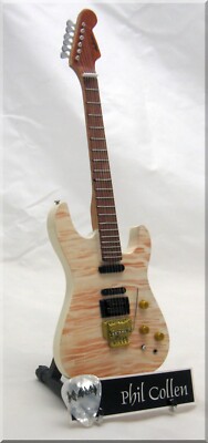 PHIL COLLEN Miniature Guitar Def Leppard w/ Guitar Pick | eBay