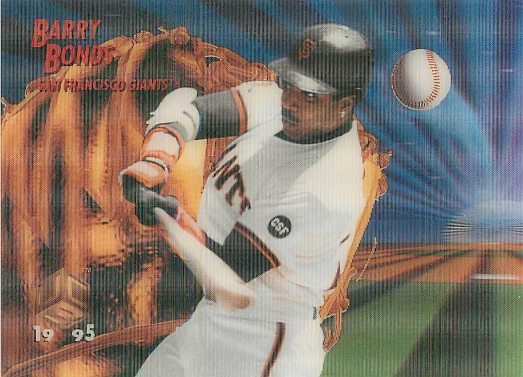 BARRY BONDS 1995 Pinnacle Sportflix UC3 IN-DEPTH #18 Giants | eBay