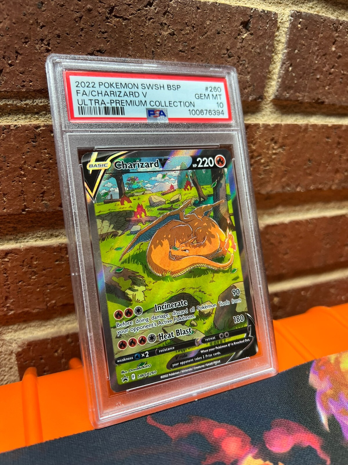 Charizard V 2022 Sword & Shield: Black Star Promo #SWSH260 Ultra ...