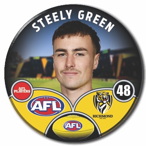 2024 AFL Richmond Football Club - GREEN, Steely | eBay