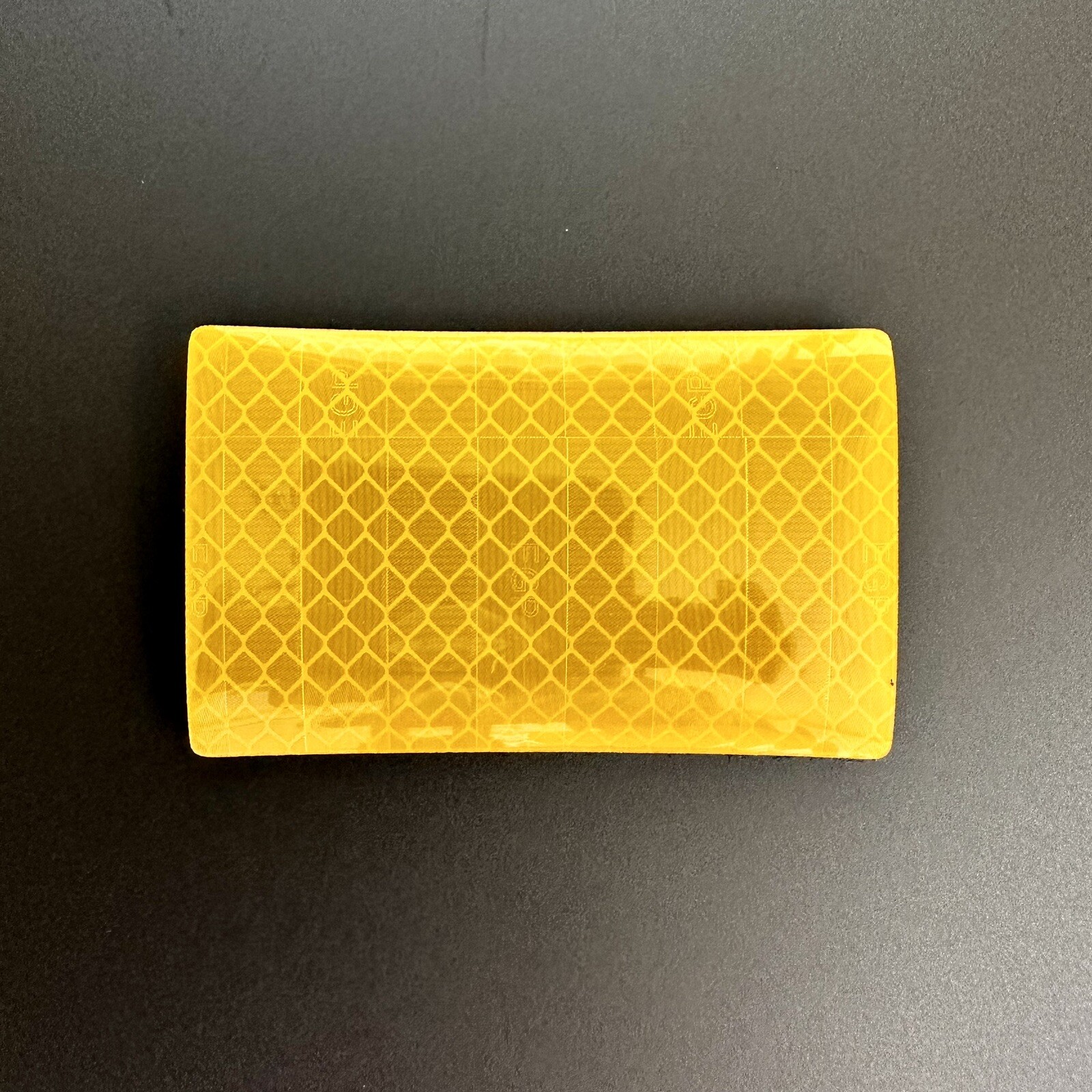 YELLOW Safety Reflective Patch High Vis Police Firefighter EMT - Hook ...