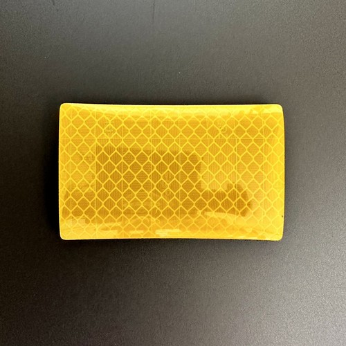 YELLOW Safety Reflective Patch High Vis Police Firefighter EMT - Hook ...