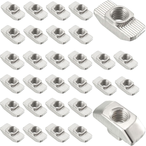60 Stück Nutensteine M8 Nutensteine Kohlenstoffstahl T-Slot Nutmuttern Hammermut 744110117837 ...