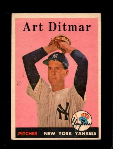 1958 TOPPS #354 ART DITMAR GOOD YANKEES *NY1881 | eBay
