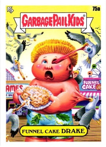 2021 Topps GPK Garbage Pail Kids Food Fight Base FUNNEL CAKE DRAKE #75a ...