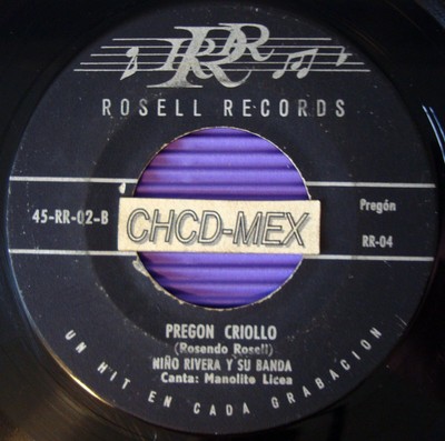 ☀ RARE CUBA 45 NINO RIVERA con PUNTILLITA AFRO LATIN GUARACHA PREGON ...