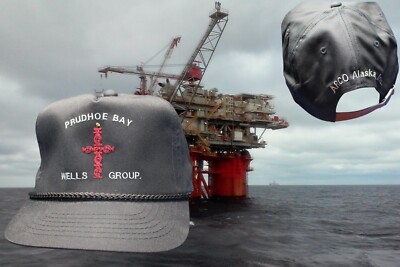VTG Team Arco Hat Cap Gas Oil Alaska oil rig North Slope Gas BP Wells ...