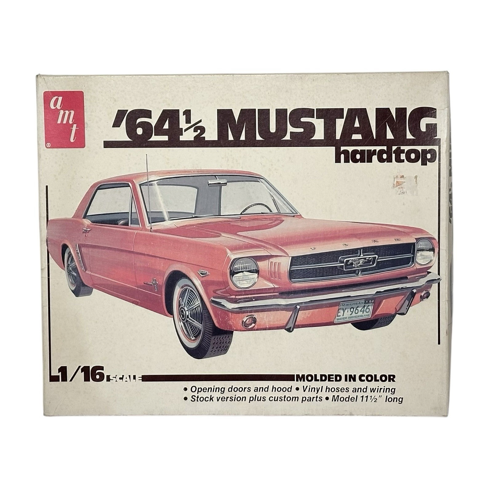 AMT '64 1/2 MUSTANG HARDTOP MODEL KIT 1:16 | eBay
