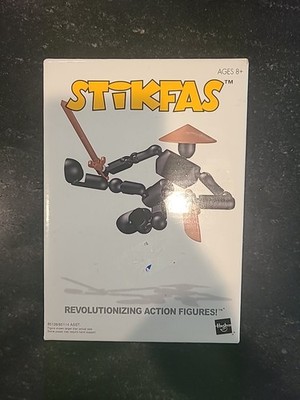 Stikfas AFK 11- G2 Alpha Male Chinese Warrior Monk Figure Black Hasbro ...