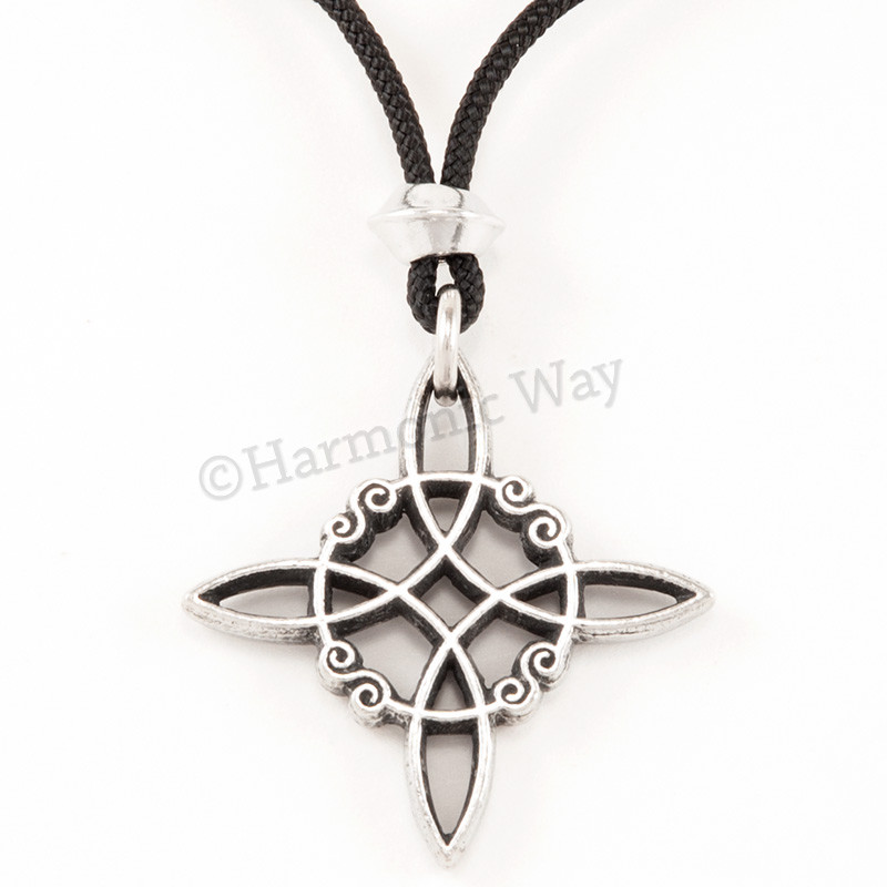 WITCH'S PROTECTION KNOT Pendant Wicca Wiccan Necklace Magical Knot ...