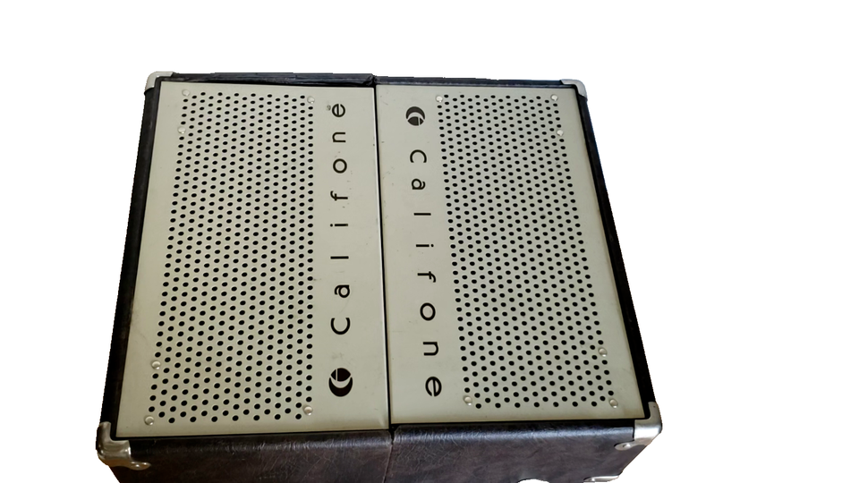 Vintage CALIFONE 1130K Stereo Turntable Record Player w/ Dual Speaker ...