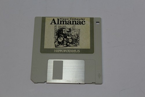VTG Hippopotamus Software Hippo Computer Almanac 1985 Untested As Is | eBay