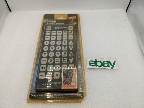NEW EMERSON JUMBO UNIVERSAL VCR TV DVD Cable Satellite CONTROL LARGE ...