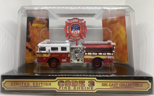 Code 3 Pumper Fire Engine - FDNY Series #1 (02453) Squad Co. 1 | eBay