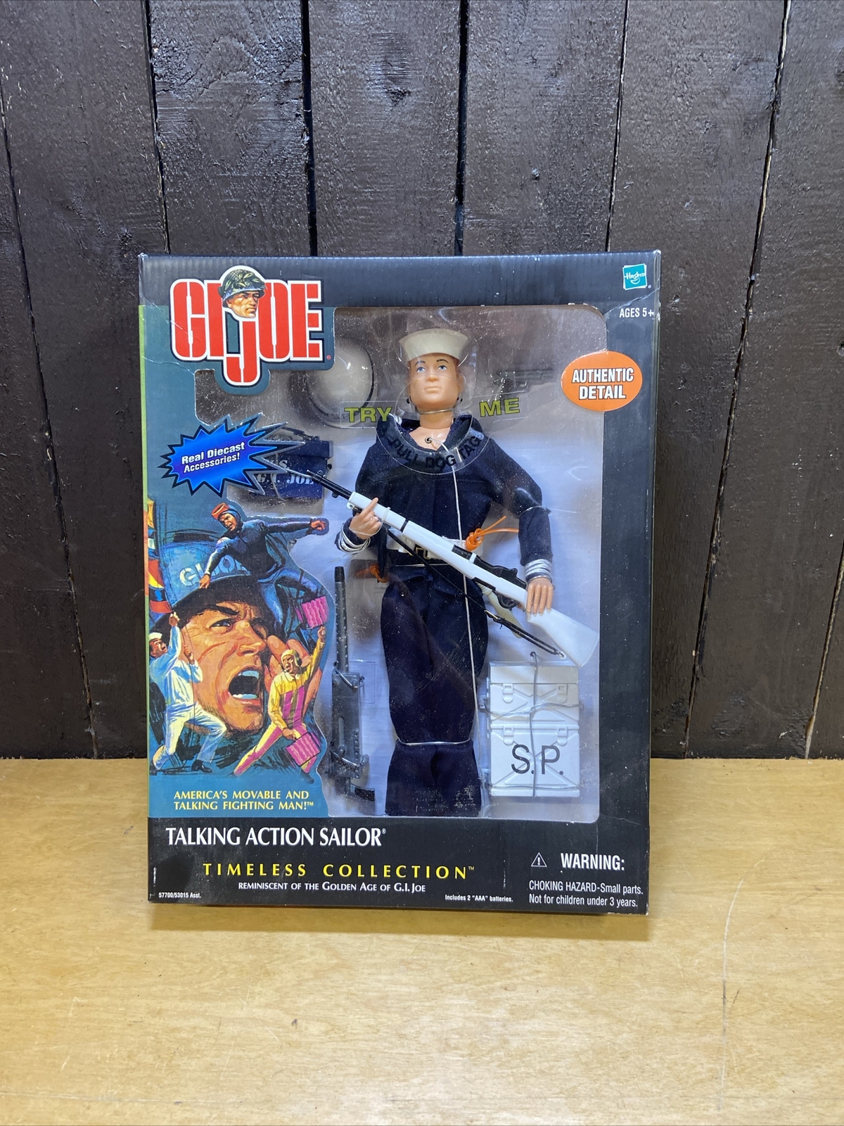 Gi Joe 12" Talking Action Sailor Timeless Collection Hasbro 2002 RARE ...